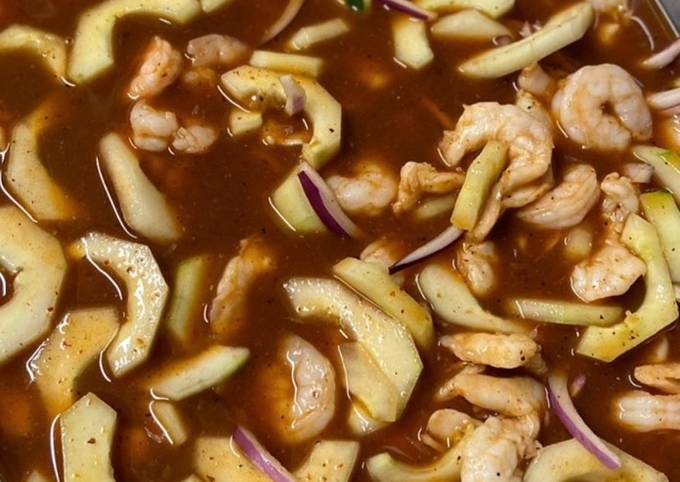 Aguachile rojo 🌶️ Receta de Diana E. - Cookpad