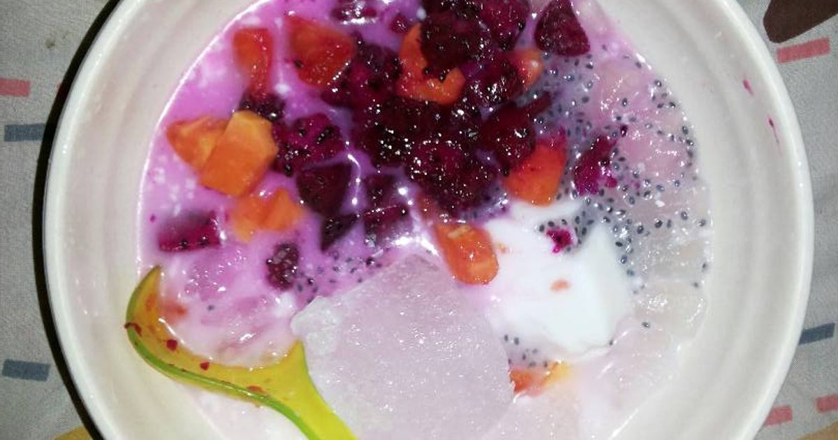 Resep Es Campur Sum Sum Naga oleh yii chan - Cookpad