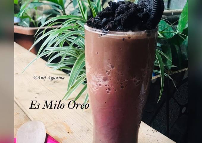 Resep Es Milo Oreo oleh anif agustina - Cookpad