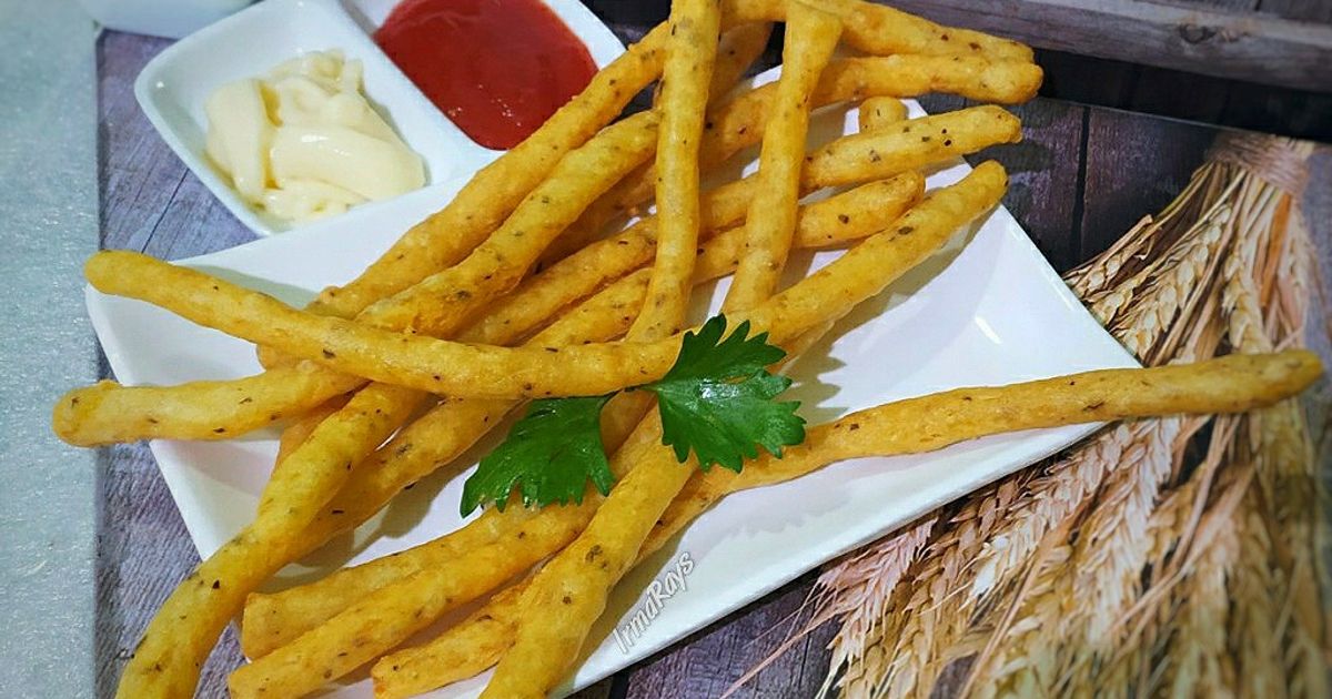 Resep stik kentang crispy seledri rumahan enak dan mudah - Cookpad
