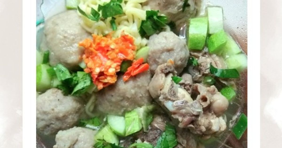 Resep Soteng (Baso Bonteng) oleh Nisa_Fahrun - Cookpad