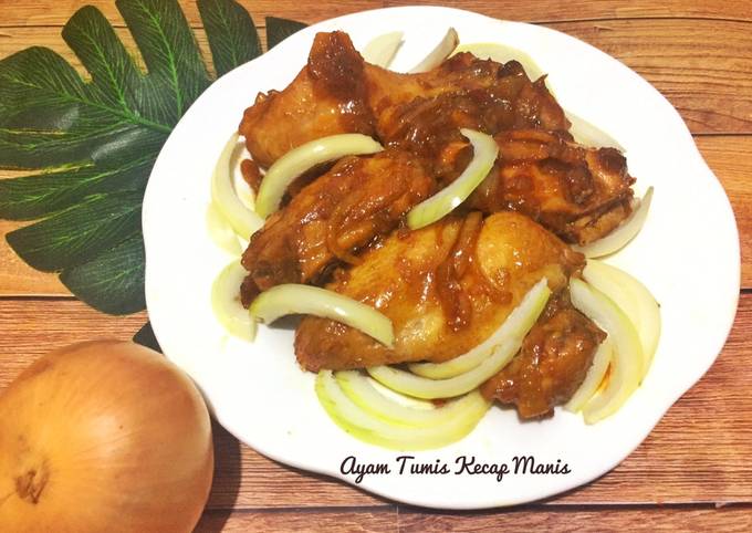 Resep Ayam Tumis Kecap Manis Dengan Bumbu Dasar Putih Oleh Phie Kitchen
