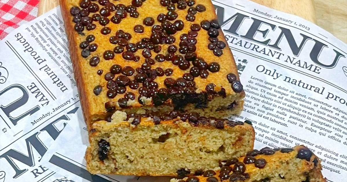 Resep Oatmeal Banana Bread Gluten Free, Panggang Oven Cemilan Diet oleh ...