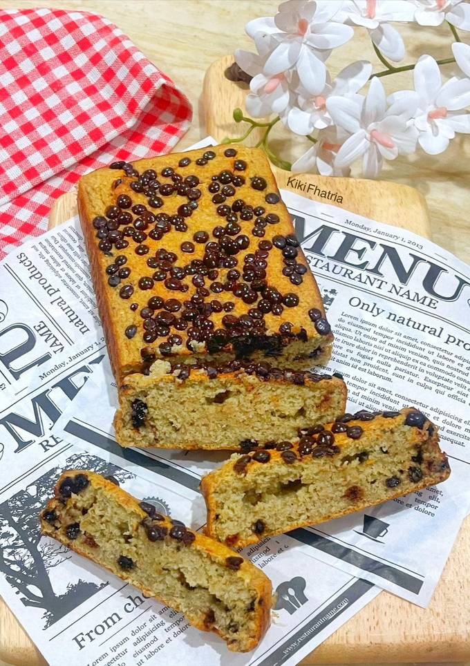Resep Oatmeal Banana Bread Gluten Free, Panggang Oven Cemilan Diet oleh ...
