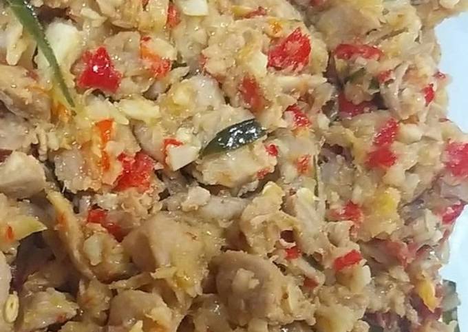 Resep Sambal tuna daun jeruk oleh Aurora Christalbella - Cookpad