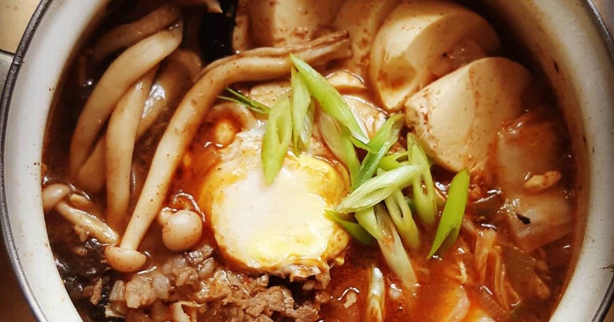 Resep Soondubu Jjigae (Sup Tofu Korea) oleh Novi 🍳 Manov Kitchen - Cookpad