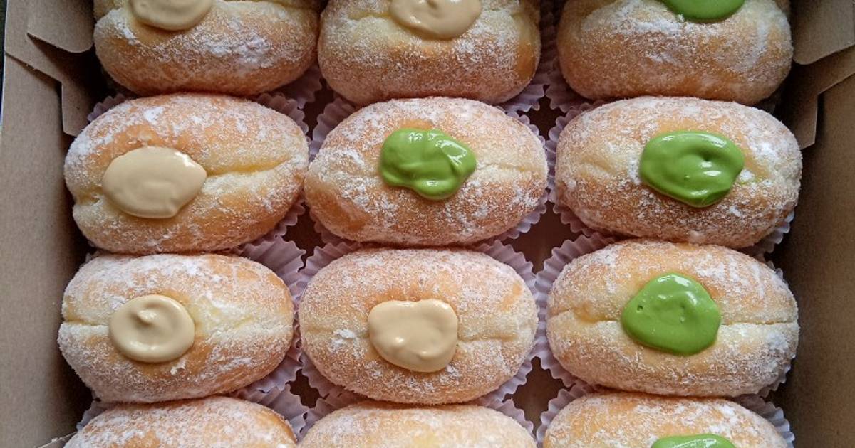 Resep Donat Mini Bomboloni (Tanpa Mixer) oleh Inda Linggawati - Cookpad