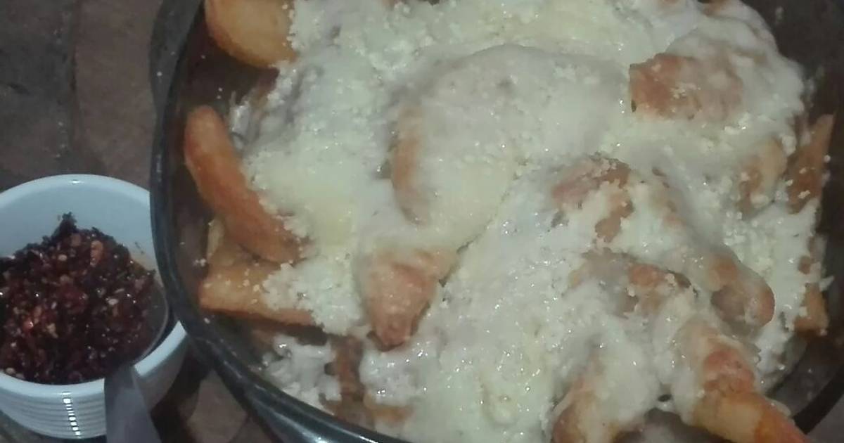 Papas poutine Receta de yantar_ags- Cookpad