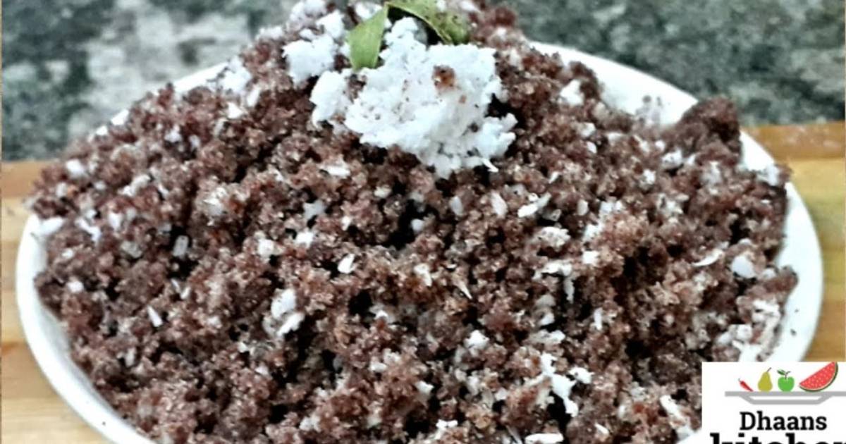 Soft Ragi puttu Recipe by Dhaans kitchen - Cookpad