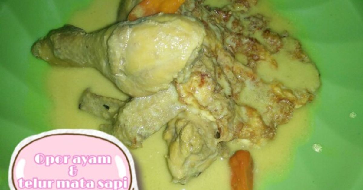 Resep opor ayam daging rumahan enak dan mudah - Cookpad