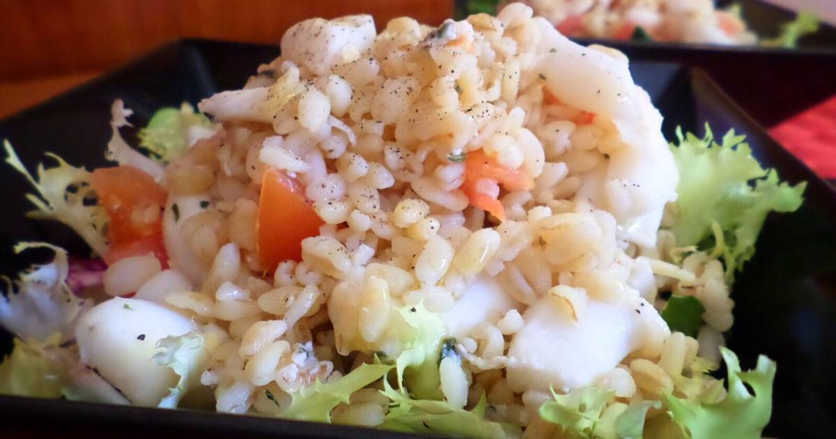 Ensalada simple de trigo tierno con potón Receta de Nuritmica.fit- Cookpad