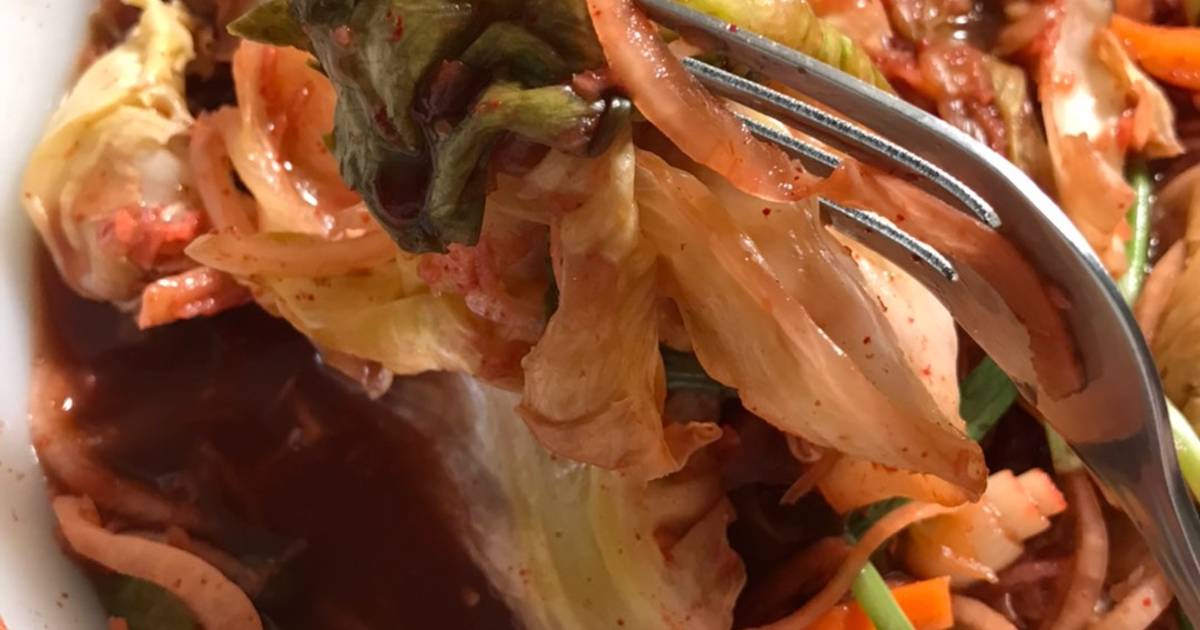 طرز تهیه کیمچی (ترشی کره‌ای) Kimchi🇰🇷 ساده و خوشمزه توسط *𝑆𝑎𝑖𝑛𝑎🌈🏡ساینا ...