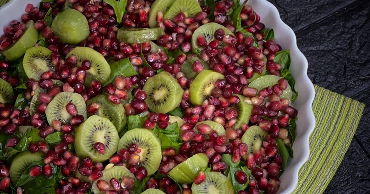 طريقة عمل سلطة الكيوي على اصولها بطريقة سهلة وسريعة من rana.f.Saber ...