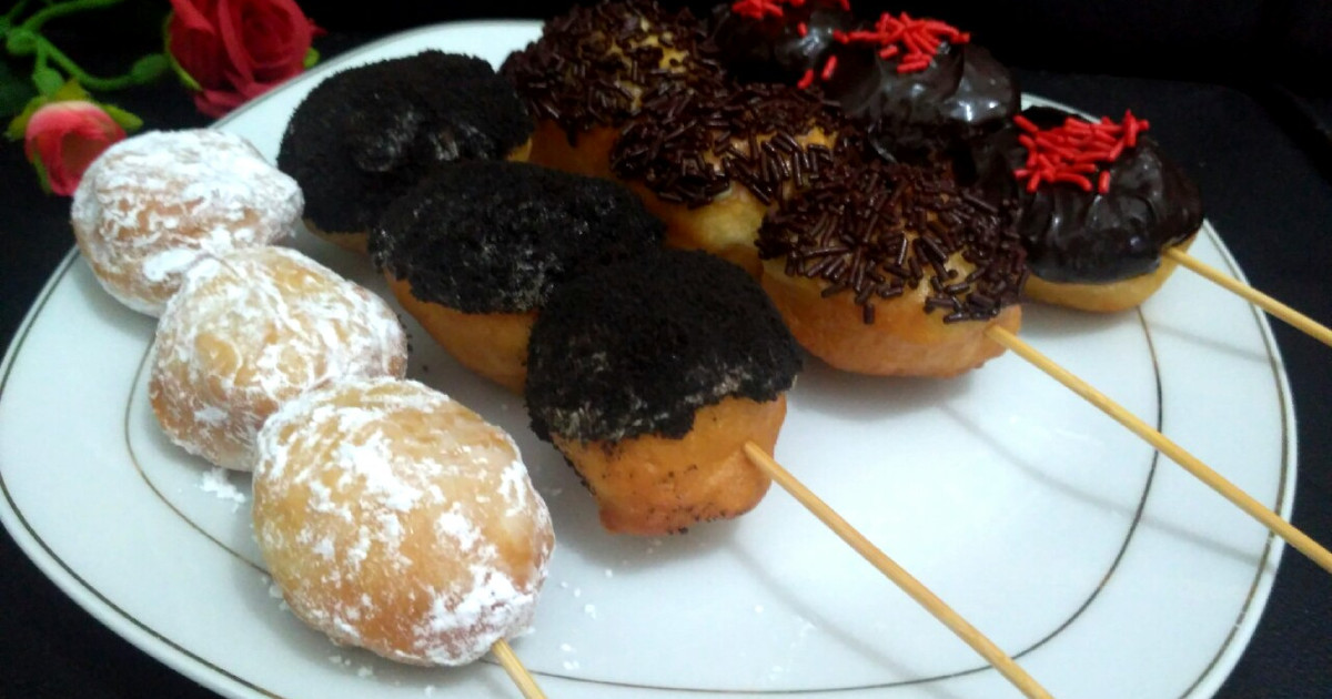 Resep Donat Sate oleh Bunda Tsaqib - Cookpad