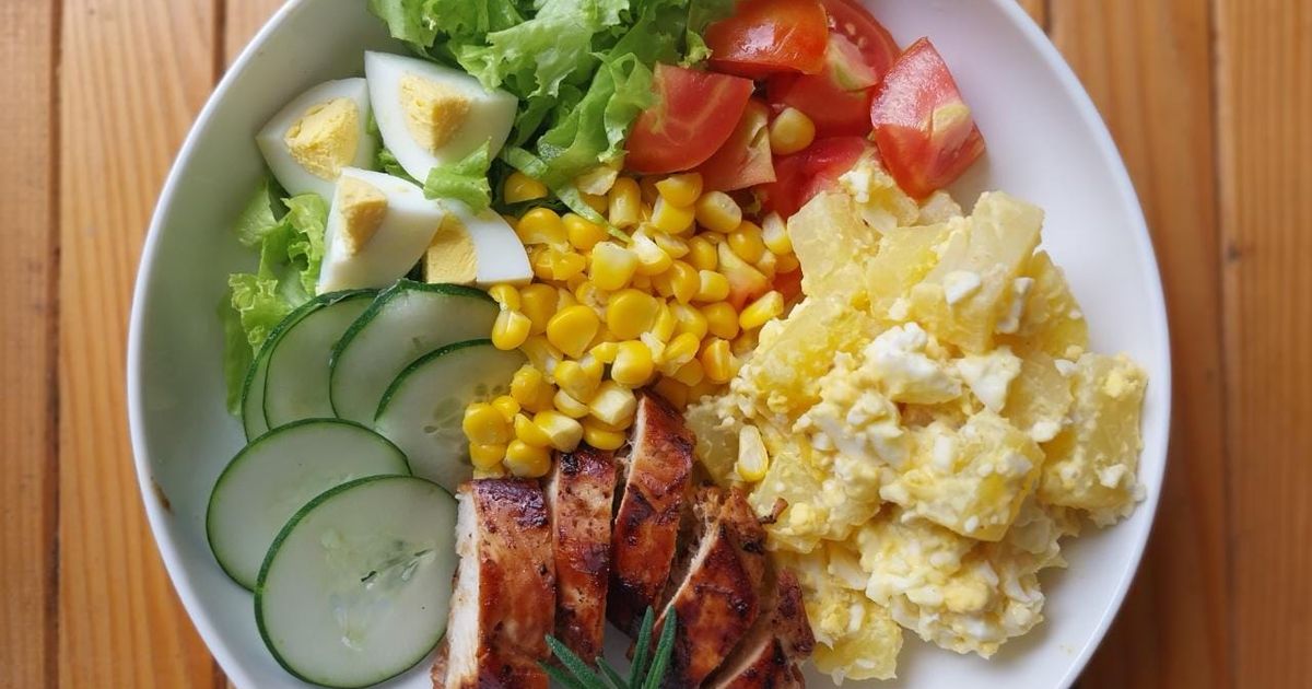 Resep salad ayam dan kentang rumahan enak dan mudah - Cookpad