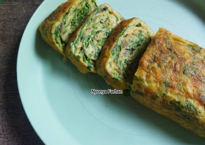 Resep Omelet Bayam oleh Nyonya Farhan - Cookpad