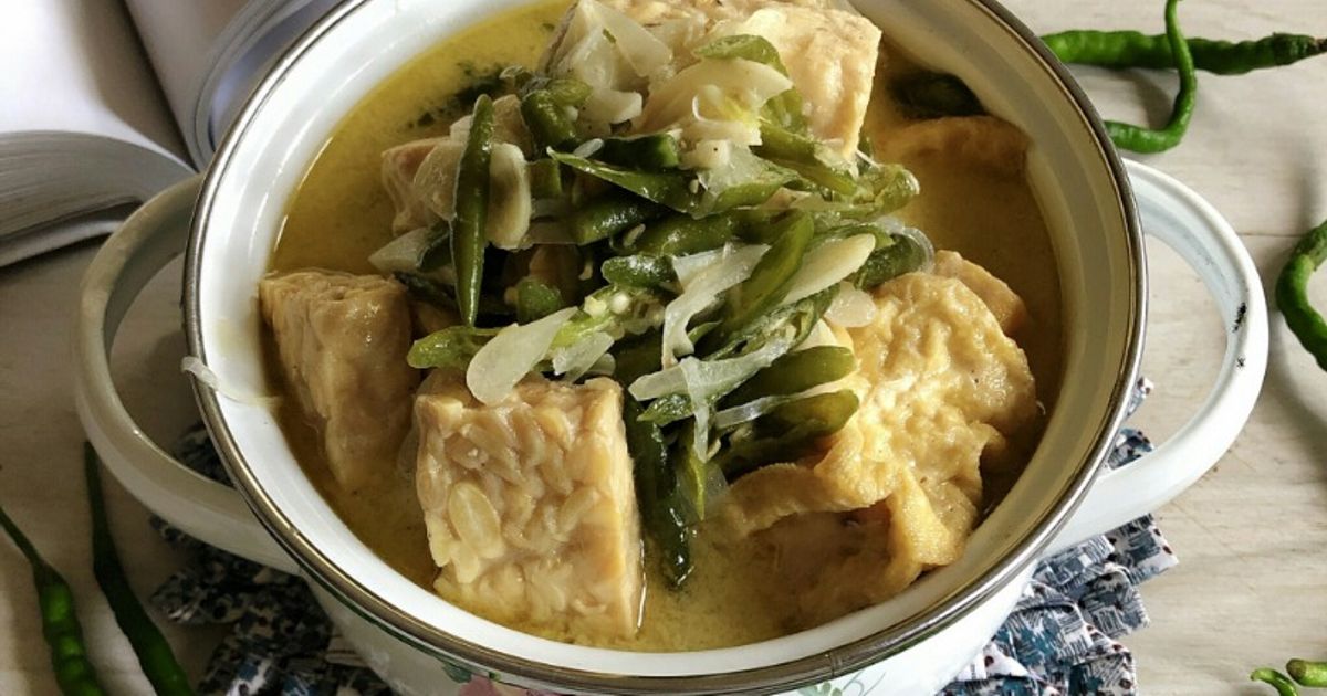 Resep tempe ayam sambal hijau rumahan enak dan mudah - Cookpad