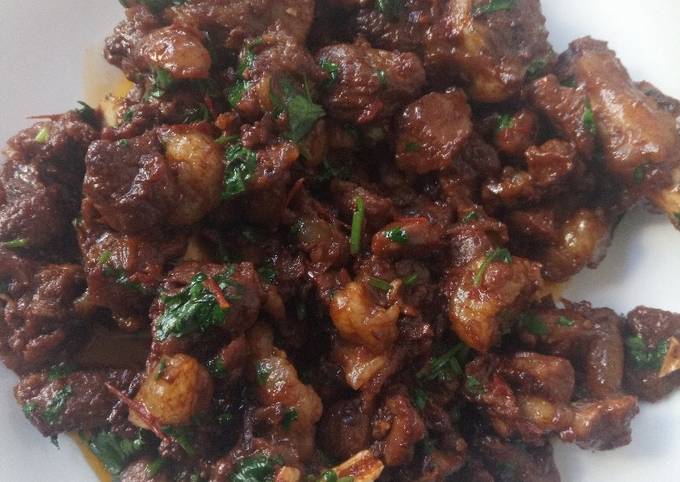 Mutton fry Recipe by Maggie Karis - Cookpad