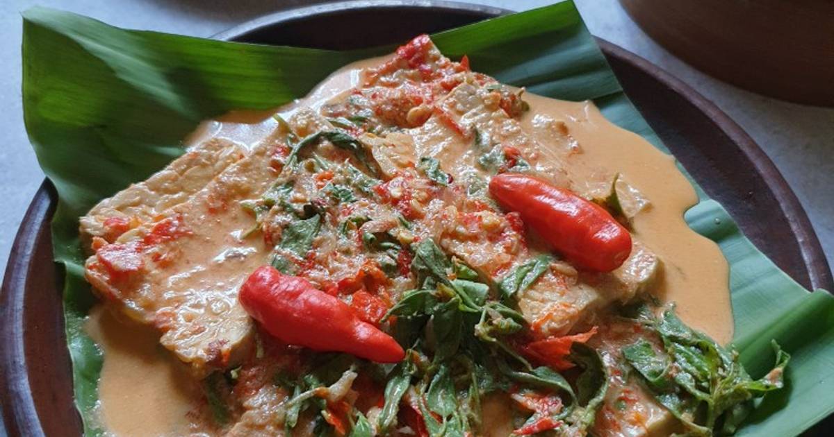 Resep Pecak Tempe Kuah Santan oleh Vicky Ummu Zahra - Cookpad
