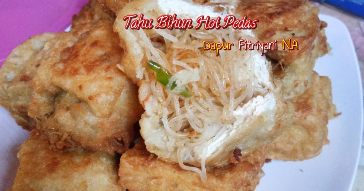 Resep 🍁 Tahu isi Bihun Hot Pedas ala Dapur Fitri 🍁 oleh Dapur Fitri 82 ...