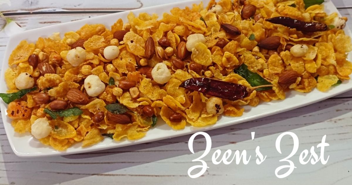 Makai Bombay Mix/Chiwda/Chudwa/Mixture Recipe by ZMA - Cookpad