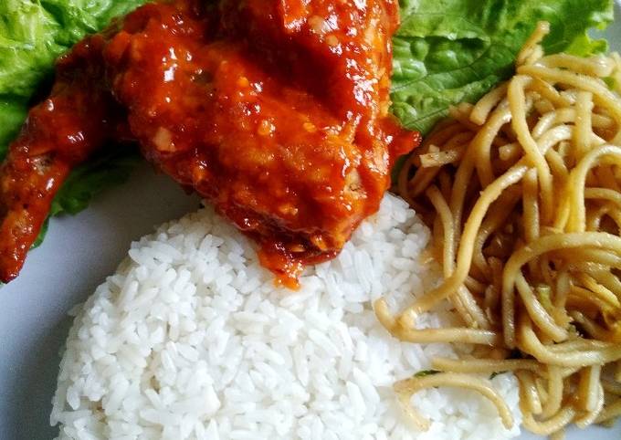 Resep Ayam Crispy Gochujang oleh Elvira - Cookpad