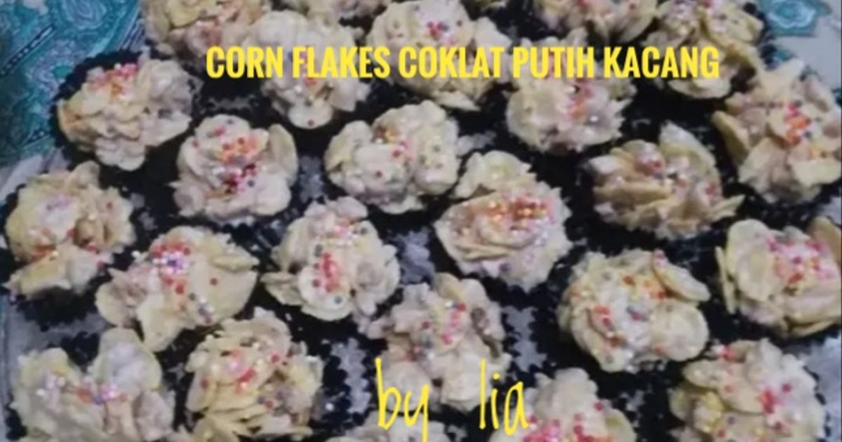 Resep Corn Flakes Coklat Putih Kacang oleh Liawati Iskandar - Cookpad