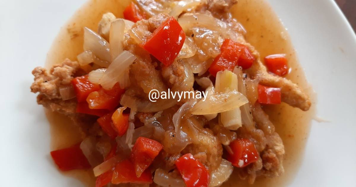 Resep Ayam Fillet Crispy Saus Paprika Oleh Alvy Mayrina Cookpad
