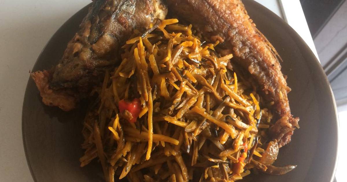 Ugba with fried fish Recipe by Uju - Cookpad