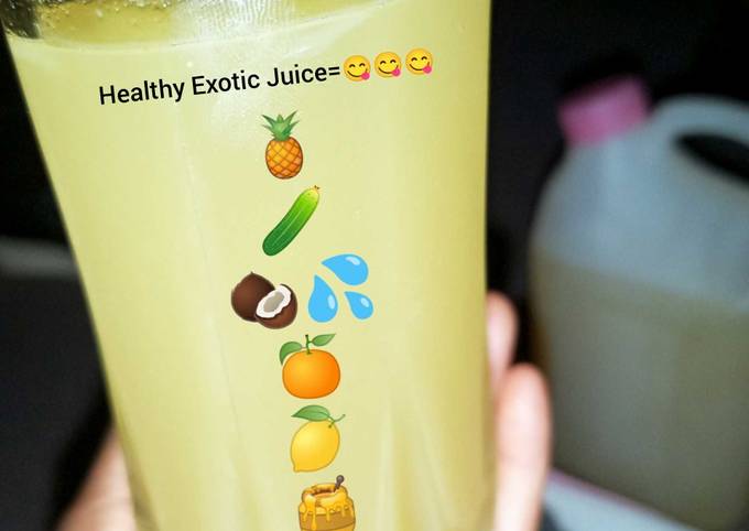 Healthy Exotic Juice Recipe by Amatulghaniy - Cookpad