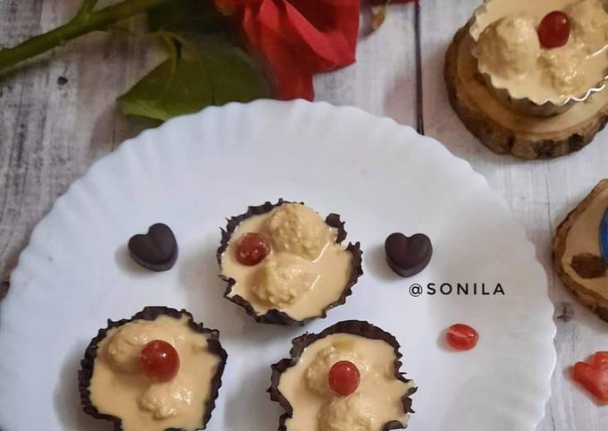 Kheer puli in chocolate cups Recipe by Sonila Das - Cookpad