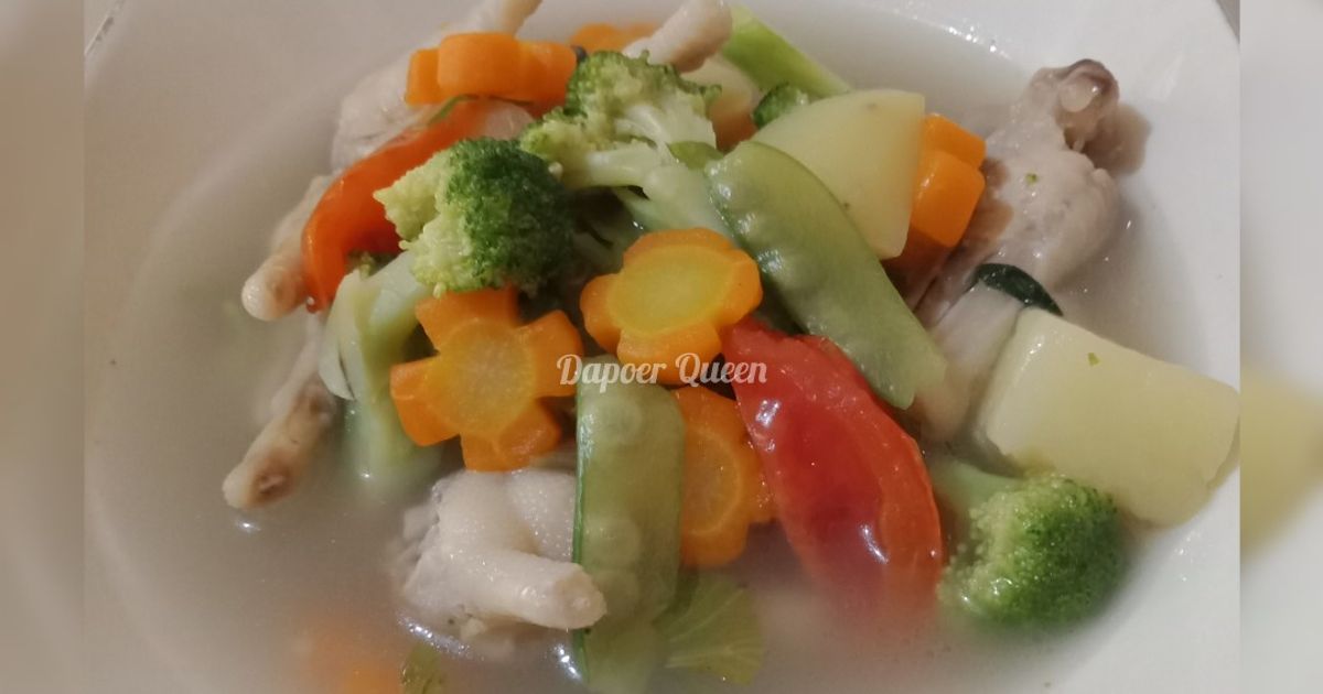 Resep Sop Ceker Bumbu Cemplung oleh Dapoer Queen - Cookpad