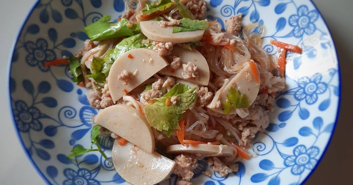 สูตร ยำวุ้นเส้น หมูยอ หมูสับ โดย DA Suchada - Cookpad
