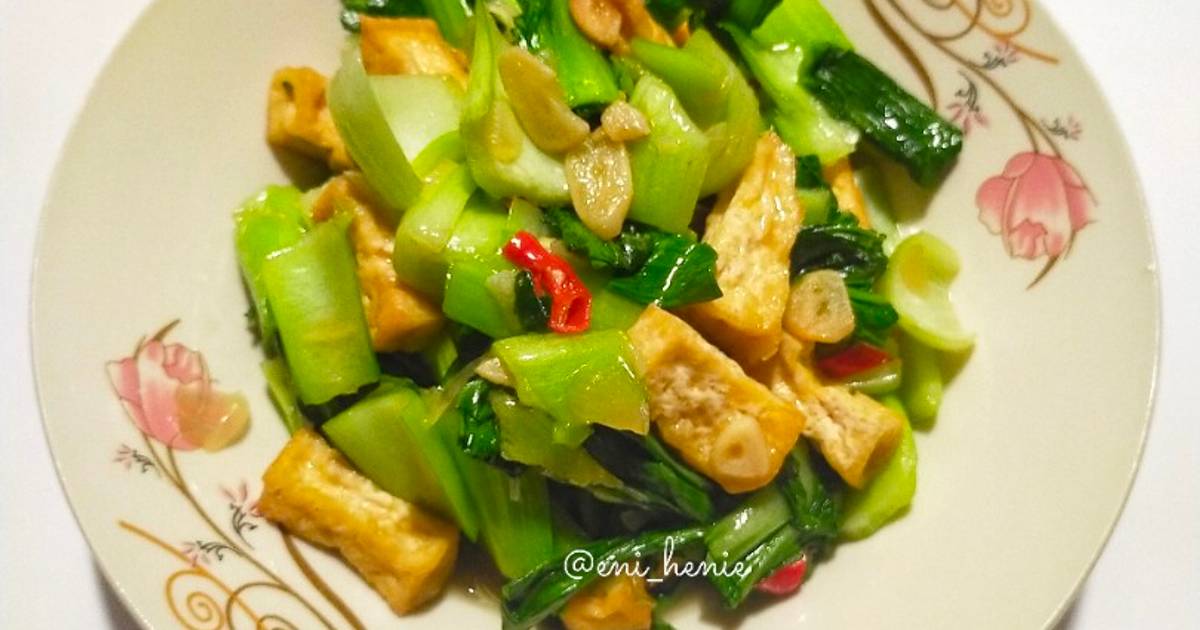 Resep 795. Tumis Pakcoy Tahu oleh Eni henie - Cookpad