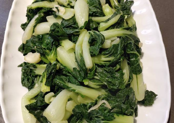 Boiled Bakchoy Recipe by Meme - Cookpad