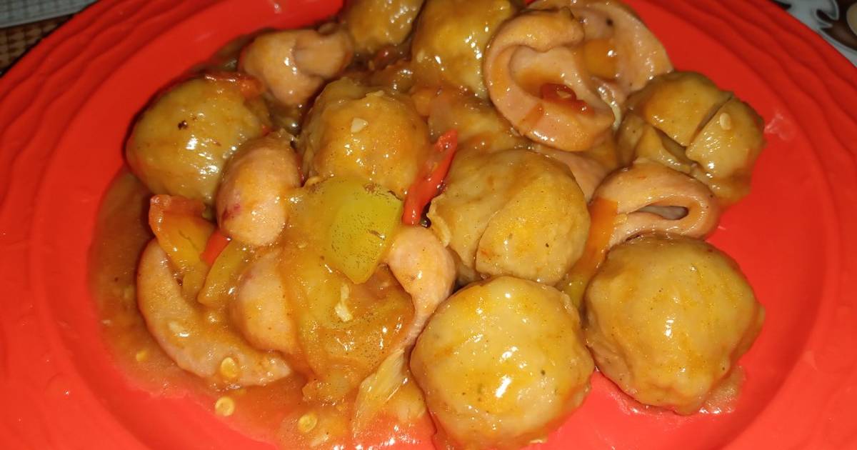 Resep Bakso gacor pedas manis oleh Sisca Apriliyanti Aulia - Cookpad