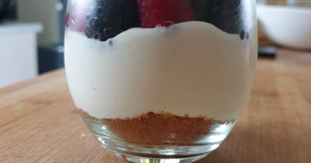 Verrine de mascarpone et fruits rouges de Val2mor - Cookpad