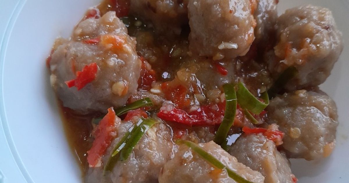 Resep Bakso Sapi Bumbu Pedas Kencur oleh Dwi Susanti - Cookpad