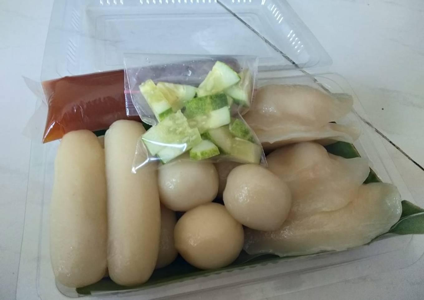 Pempek bisa tanpa ikan