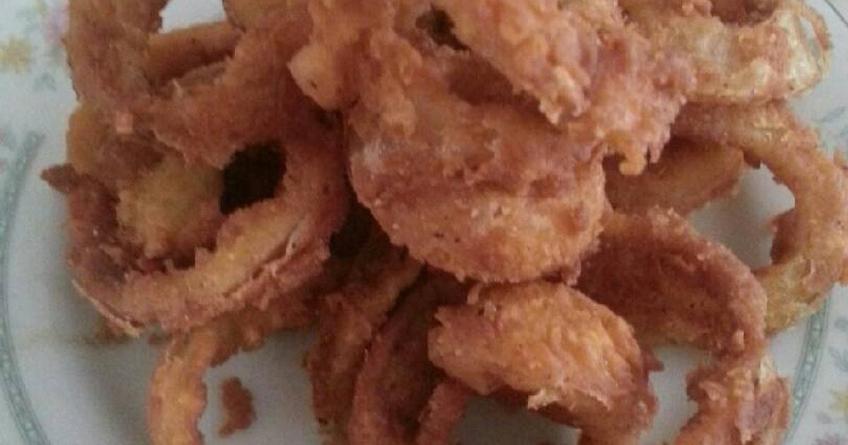 Resep Onion Ring Crispy oleh Dinda Arya Setyarini - Cookpad