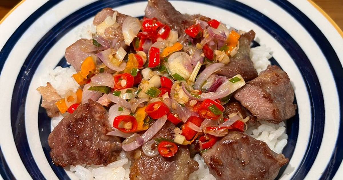 Resep Wagyu Meltique (Mess) Sambal Matah oleh AM - Cookpad