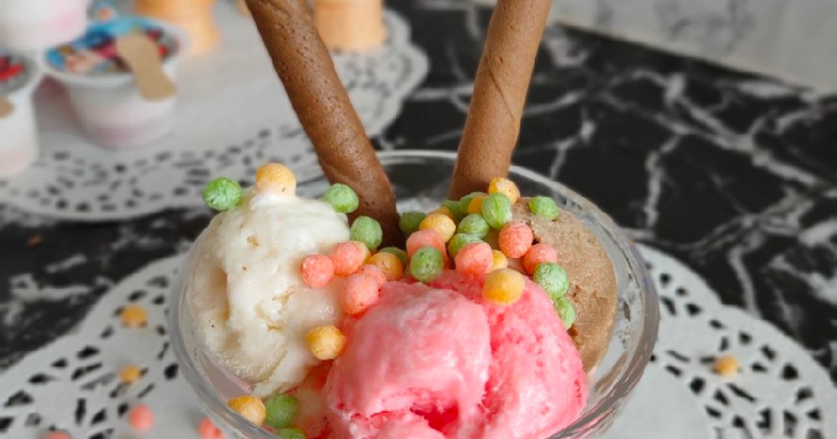 Resep Ice Cream Neapolitan Wall's oleh Iftitah Kurniasari - Cookpad