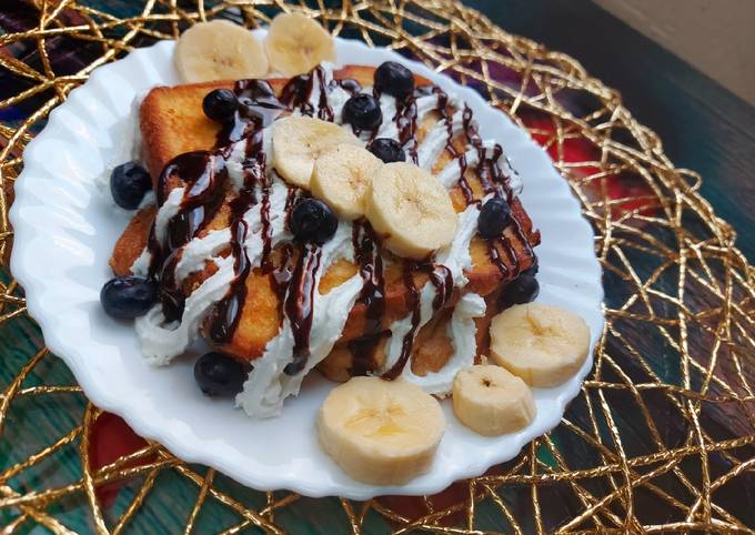 Fruits Loaded French Toast Recipe by Syeda Sarah Taha - Cookpad