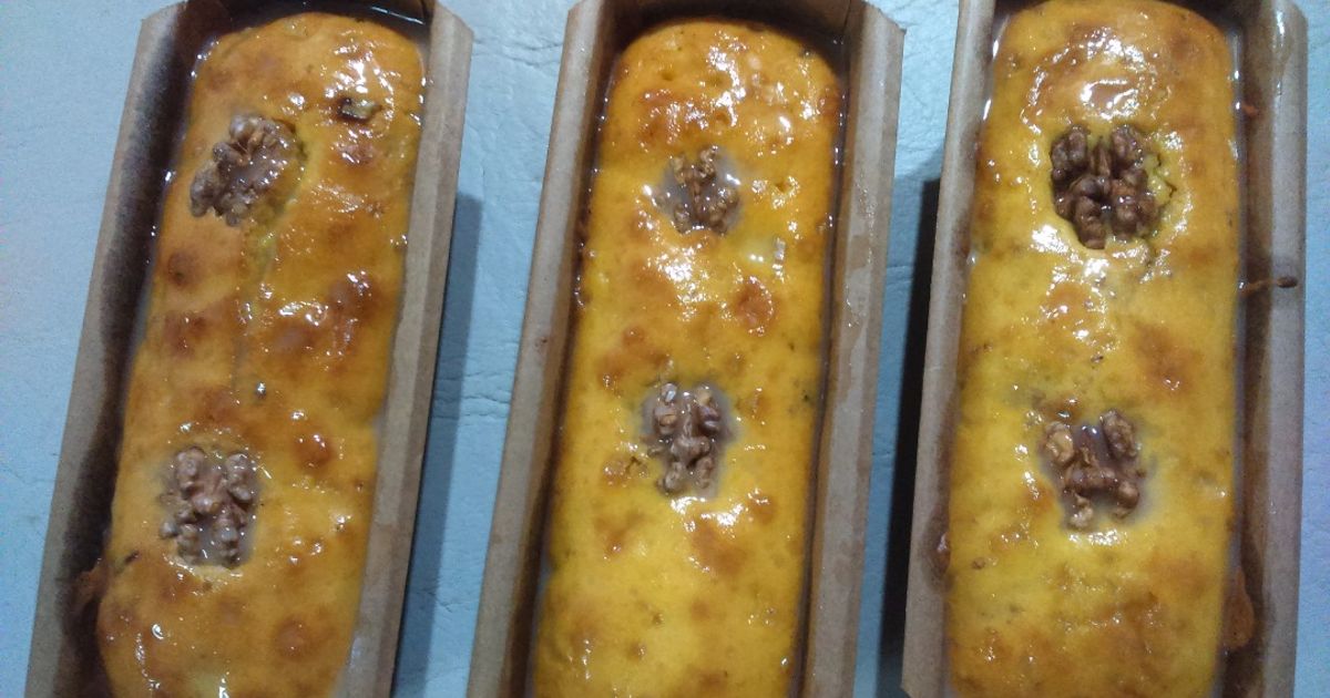 Budín De Naranja Con Glasé De Limón Receta de María Magali- Cookpad