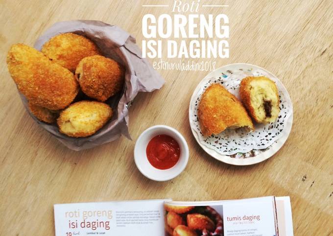 Resep Roti Goreng Isi Daging oleh Esti Nurul Addini - Cookpad