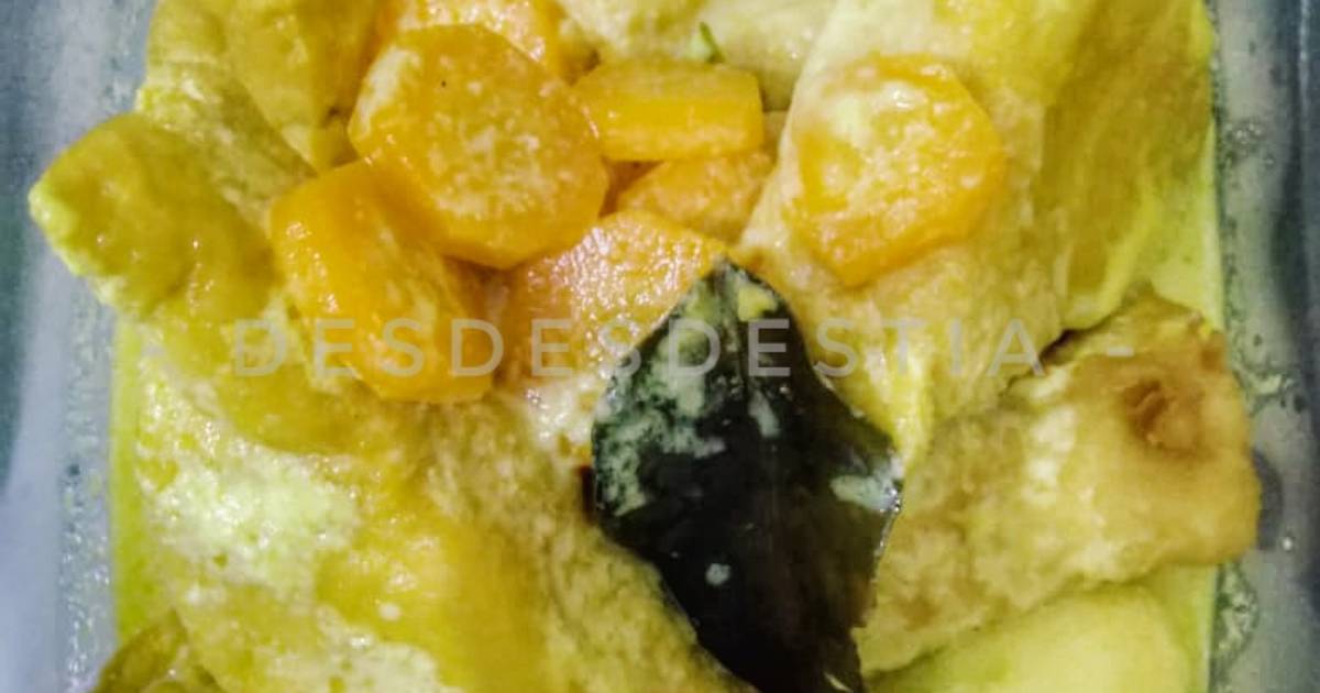 Resep Telor Tahu Bumbu Kuning oleh Desdesdestia - Cookpad