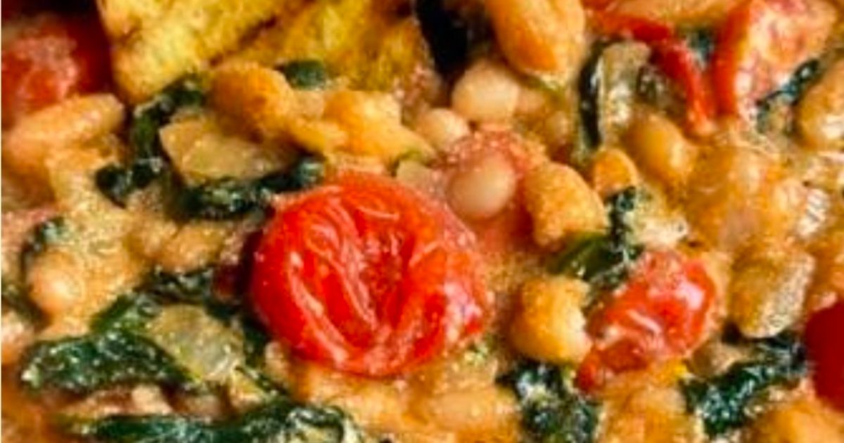 Rustic Spinach And Beans Recipe By Myles Levin