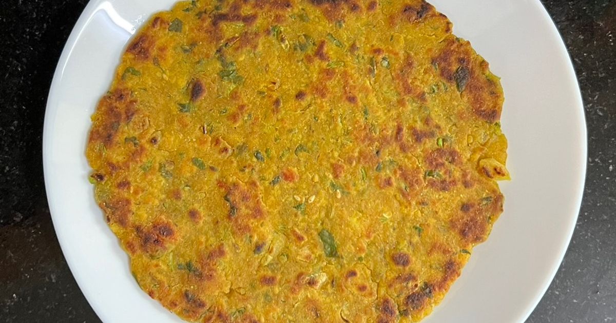 Leftover Basmati Aloo Pyaz Rice Pulao Paratha Recipe by Alka Bhandari ...