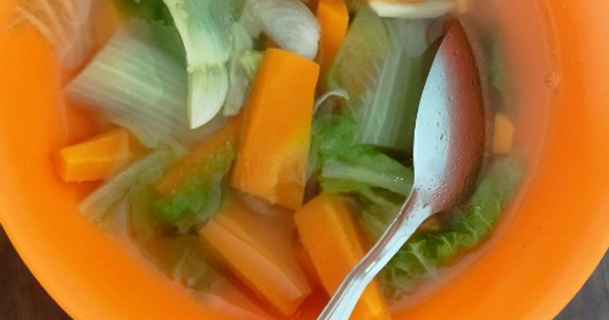 Resep Sayur Sawi Wortel Simple Sehat oleh zesa - Cookpad