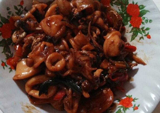 Resep Cumi basah kecap oleh Nurhayati - Cookpad